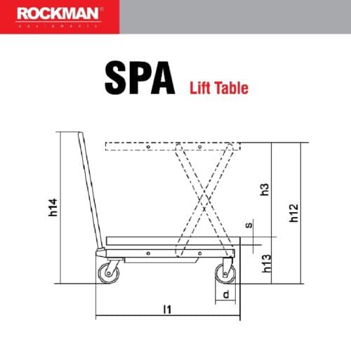 โต๊ะปรับระดับยกสูง (SPA150, SPA300, SPA500) - cnc-moving.com